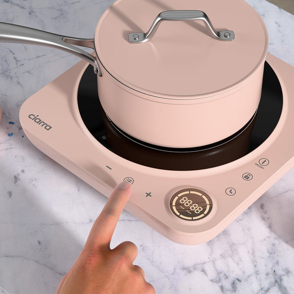 Ciarra Donut Portable Single Induction Hob 2000W with 4H Timer 13 Amp ...