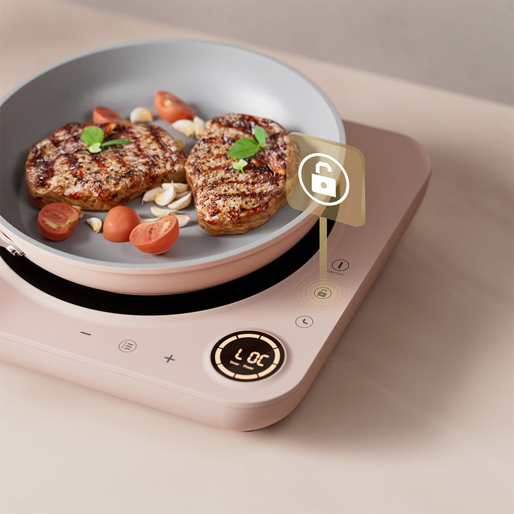 Ciarra Donut Portable Single Induction Hob 2000W with 4H Timer 13 Amp ...