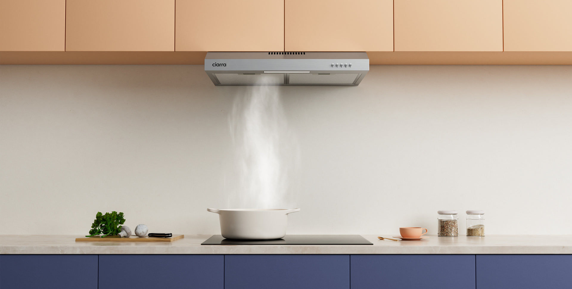 CIARRA Integrated Under Cabinet Cooker Hood 60cm CBCS6903A-S – Ciarra ...