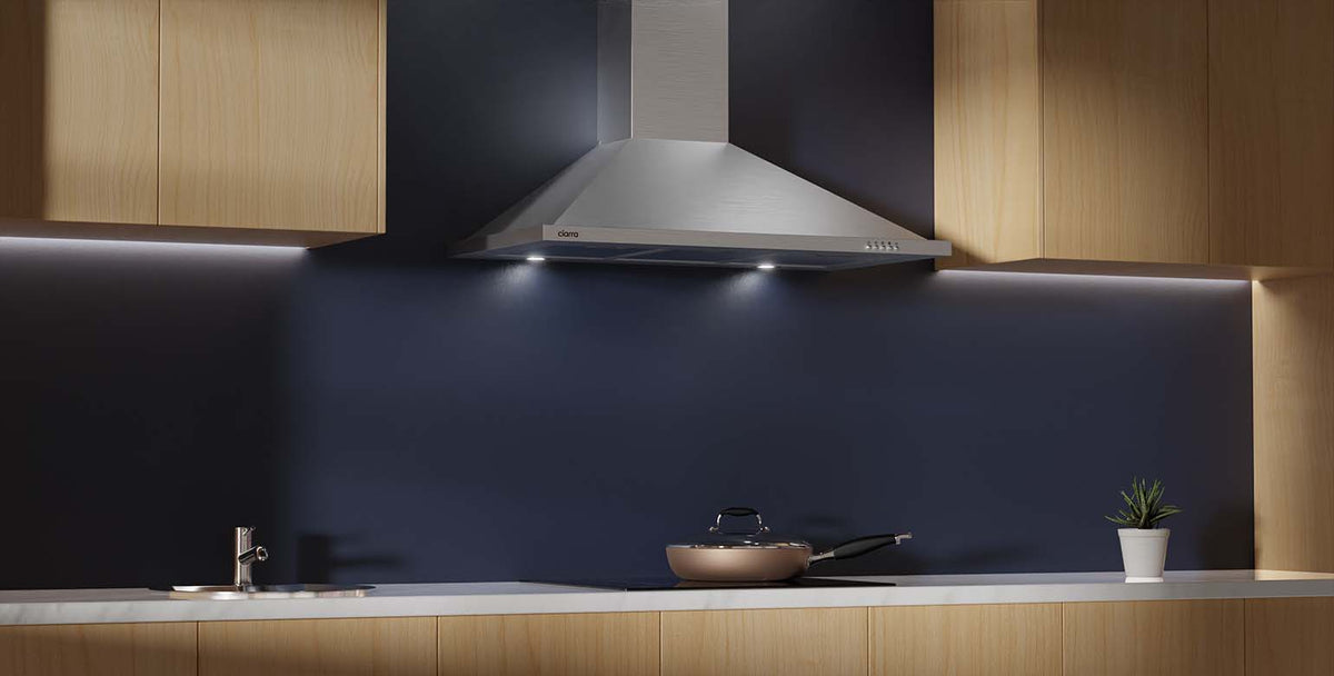 CIARRA Chimney Cooker Hood 90cm 550m³/h LED Light CBCS9301-OW – CIARRA ...