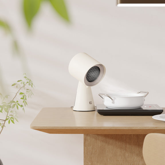 Ciarra HOOD TO GO Portable Mini Desktop Cooker Hood Ivory Mist – Ciarra ...