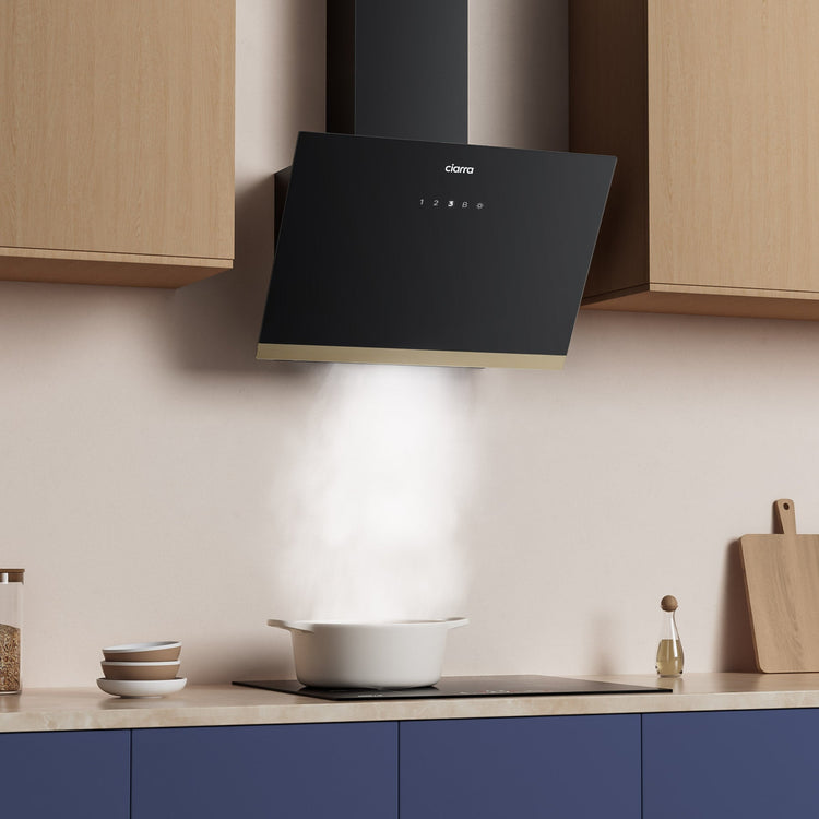 CIARRA 60cm Touch Control Glass Angled Cooker Hood CBCB6736H-G – CIARRA ...